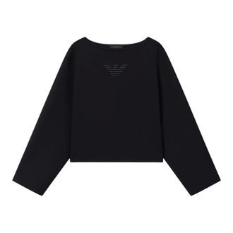 Emporio Armani Femme, Pulls, Noir, Taille: 36 FR Ew003182Af10002