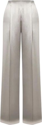 Alberta Ferretti Femme, Pantalons, Gris, Taille: 36 FR Wide Pantalons