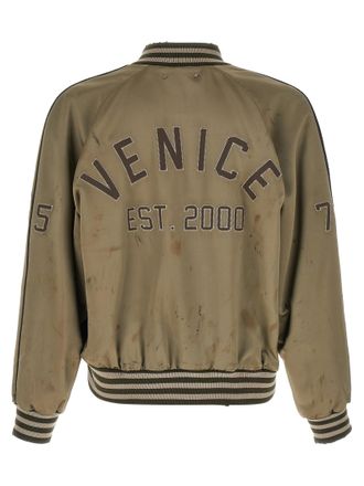 Golden Goose Mens Bicolor Acetate Bomber Clothing