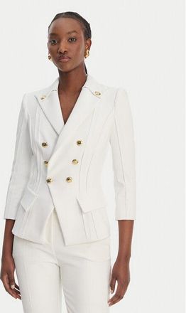 Elisabetta Franchi Sakko GI-218-61E2-V780 Wei&szlig; Regular Fit