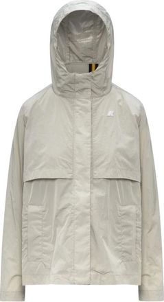 K-Way Femme, Vestes, Beige, Taille: 36 FR La Sophile Satin Glass