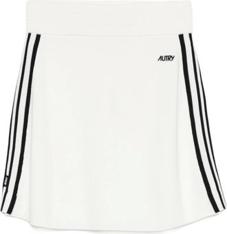 Autry Femme, Jupes, Blanc, Taille: 38 FR Jupe en viscose tricot&eacute;e