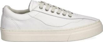 Stepney Workers Club lace-up panelled sneakers - Wei&szlig;