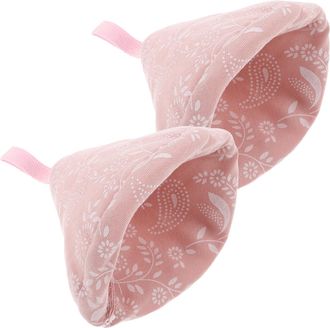 Aboofan Dreieckige Topfdeckelknauf Abdeckungen aus Baumwollmischung mit Verbr&uuml;hschutz Hitzebest&auml;ndig 2 St&uuml;ck f&uuml;r Tont&ouml;pfe und Kochgeschirr