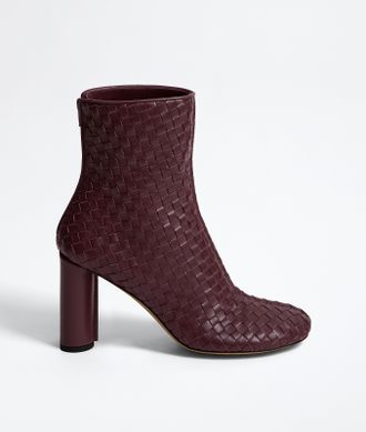 Bottega Veneta Bottines Cherry - Bordeaux - Femme - 35