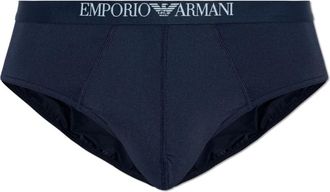 Emporio Armani Homme, Sous-v&ecirc;tements, Bleu, Taille: S Slips Essentiels en Microfibre