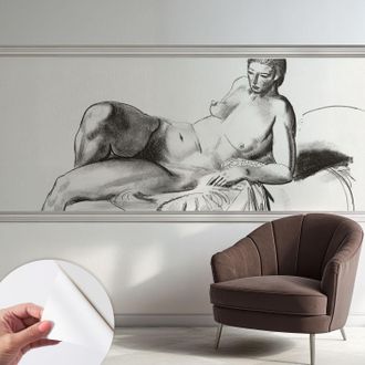 Tulup Fotomurale Adesivo - Carta Da Parati Adesiva - Per La Cucina Camera Da Letto Per La Soggiorno - Nudo Artistico 250x104 Cm