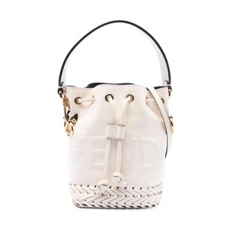 Fendi Pre-owned Leder Beuteltasche - - Pre-owned - Damen - Wei&szlig; - ONE SIZE
