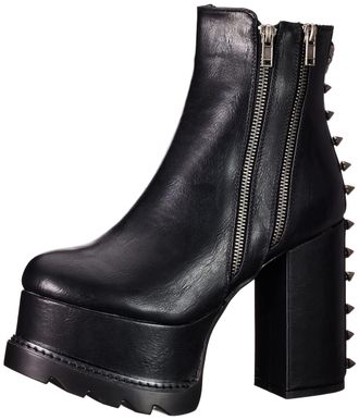 Lamoda Damen Walking Away Ankle Boot, Black Pu, 41 EU