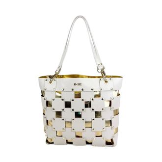M*BRC M*Brc, Femme, Sacs, Beige, Taille: ONE Size Square Borsa