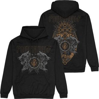Powerwolf Crest Wolves M&auml;nner Kapuzenpullover schwarz M 50% Baumwolle, 50% Polyester Band-Merch, Bands