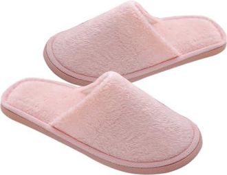 Garneck Pantoufles Peluche Antid&eacute;rapantes pour Femmes et Hommes Mules Int&eacute;rieur Chauds Coton Semelle pour Hiver Confort et Chaleur Couleur Jade