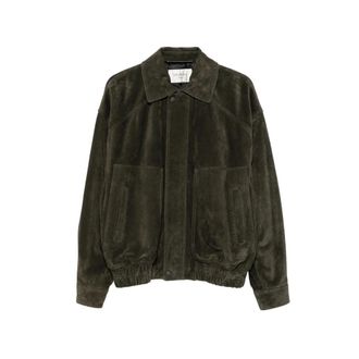 Saint Laurent Suede Bomber Jacket