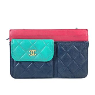 Chanel Pre-owned Cuir sacs-chanel - Femme - Pre-owned - Bleu - Taille: ONE Size