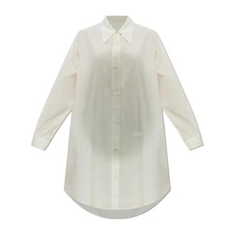 Maison Margiela Hemdblusenkleid - - Dresses - Damen - Wei&szlig; - M