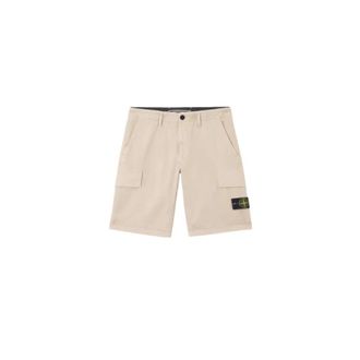 Stone Island Graue Cargo Bermuda Shorts - - Shorts - Herren - Beige - W30