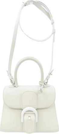 Delvaux Pre-owned BOX Calf mini bag - Femme - Pre-owned - Beige - Taille: ONE Size