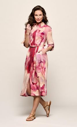 Mart Visser Kleid mit Bowie-Print, Rosa
