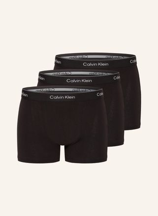 Calvin Klein 3er-Pack Boxershorts Icon Cotton Relaxed Fit schwarz