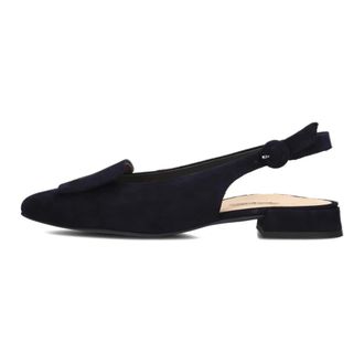 Paul Green Marineblaue Wildleder Slingbacks mit spitzer Kappe - - Shoes - Damen - Blau - 38 1/2 EU
