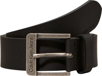 Calvin Klein Herren G&uuml;rtel Belt 4,0 cm Lederg&uuml;rtel, Schwarz (Black), 100 cm