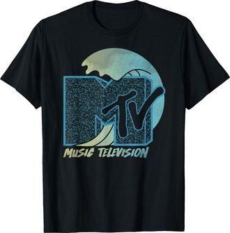 Giesswein Klassisches MTV-Logo, Surf-Welle T-Shirt