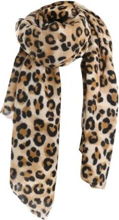 Valiclud &Eacute;tole l&eacute;opard Comme &eacute;charpe dhiver pour femme l&eacute;g&egrave;re et chaude surdimensionn&eacute;e &agrave; accrocher Couverture &agrave; la mode et &eacute;l&eacute;gante pour de nombreuses tenues