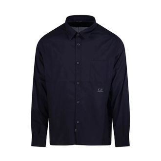 C.P. Company Pocket Shirt - - Shirts - Herren - Blau - M