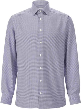 Eton Contemporary-Fit Hemd mit Hahnentrittmuster