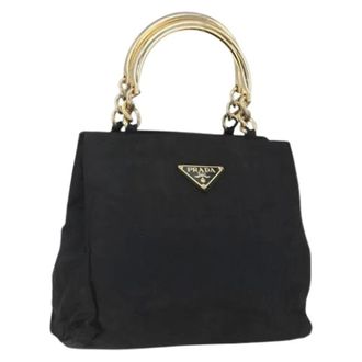 Prada Sac &agrave; main en nylon Pre-owned - Femme - Pre-owned - Noir - Taille: ONE Size