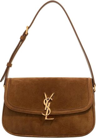 Saint Laurent Schultertaschen - Solferino Medium - Gr. unisize - in Braun - f&uuml;r Damen