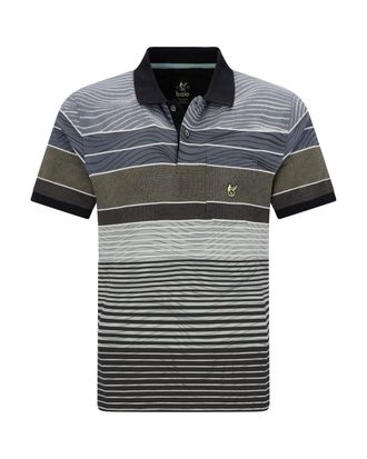Hajo Pikee-Poloshirt Bedruckt in Stay Fresh-Qualit&auml;t schwarz 56