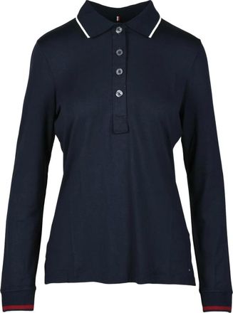 Tommy Hilfiger Femme, Tops, Bleu, Taille: 40 FR Polo pour femme