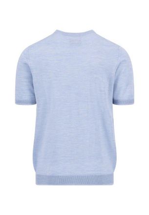 Fynch-Hatton Strickpullover Sommerpullover - halbarm - mit Stickerei