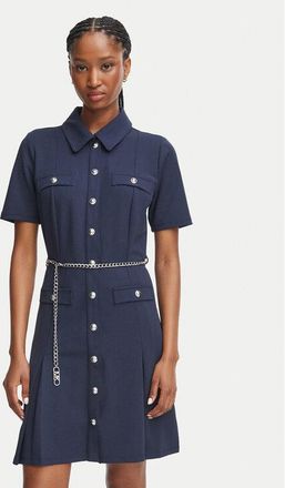 Michael Kors Hemdkleid MR683BX667 Dunkelblau Regular Fit