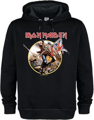 Iron Maiden Sweat &agrave; Capuche Trooper - Adulte (3XL) (Noir)
