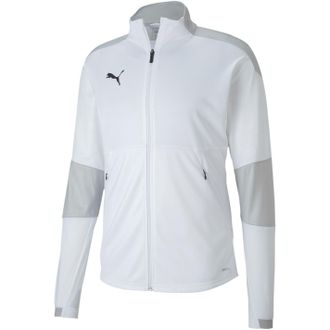 Puma Puma Final Trainingsjacke, Wei&szlig;/Grau-Violett (gro&szlig;), Sportbekleidung, Wei&szlig;/Grauviolett, L