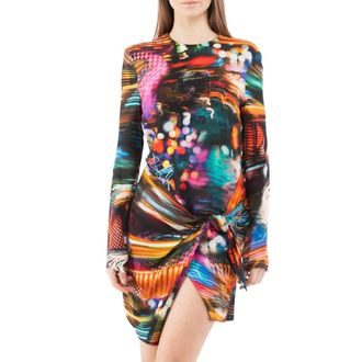 Moschino Femme, Robes, Multicolore, Taille: 34 FR Viscose Short Dress