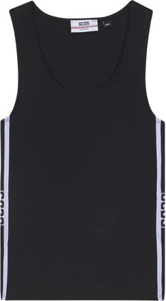 GCDS Gcds, Femme, Tops, Noir, Taille: 38 FR C1Weqc056J012