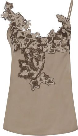 D.exterior Top - - Tops - Damen - Braun - L