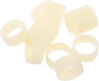 NUOBESTY 12 St&uuml;ck Silikon Kerzenhalter mit Anti Rutsch Design Universeller Adapter f&uuml;r Spitzkerzen Stabilisierende Wachshalsb&auml;nder f&uuml;r Tischdekoration bei Hoch