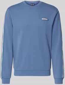 Emporio Armani Sweatshirt mit Label-Patch und Rundhalsausschnitt