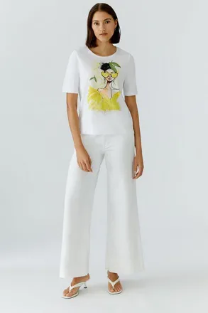 Oui Longsleeve T-Shirt optic white