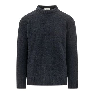 Laneus Round-Neck Strickwaren - - Knitwear - Herren - Blau - M