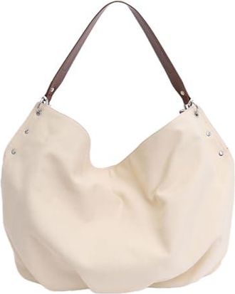 Generic Maillard Sac fourre-tout utilitaire en toile de grande capacit&eacute;, sac fourre-tout r&eacute;tro, couleur unie, sac &agrave; bandouli&egrave;re pour voyage, shopping, travail