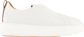 Santoni Loafer - Dames Victory Sneaker Beige - Gr. 40 (EU) - in Wei&szlig; - f&uuml;r Damen