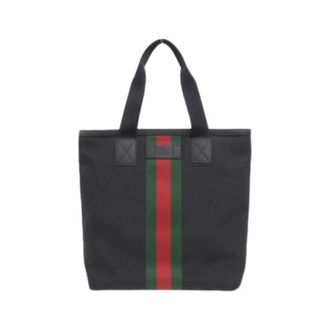 Gucci Pre-owned Canvas Tote Bag - - Pre-owned - Damen - Schwarzk - ONE SIZE