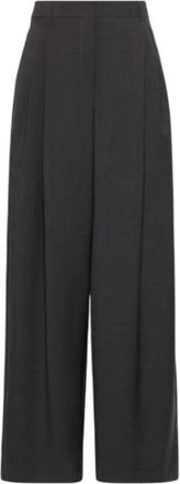 Max Mara Pantalon - Femme - Pantalons - Gris - Taille: 40 FR