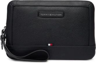 Tommy Hilfiger Homme, Sacs, Noir, Taille: ONE Size TH Central Pouch