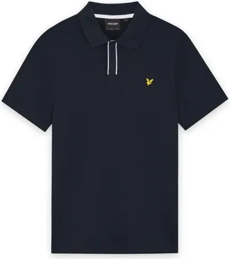 Lyle & Scott Homme, Tops, Bleu, Taille: XL Polo &agrave; Bord Contrast&eacute;